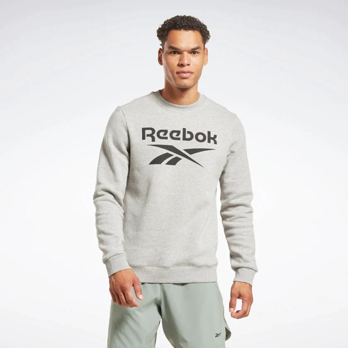 Свитшот Reebok RI FLC BIG LOGO CREW, размер XXL, серый