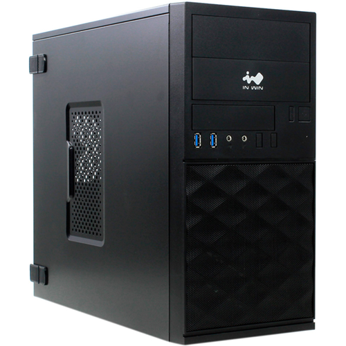 Корпус Mini Tower InWin EFS052 Black 450W RB-S450HQ7-0 U3*2 +A(HD)+ front fan holder+ Screwless mATX (6184288)