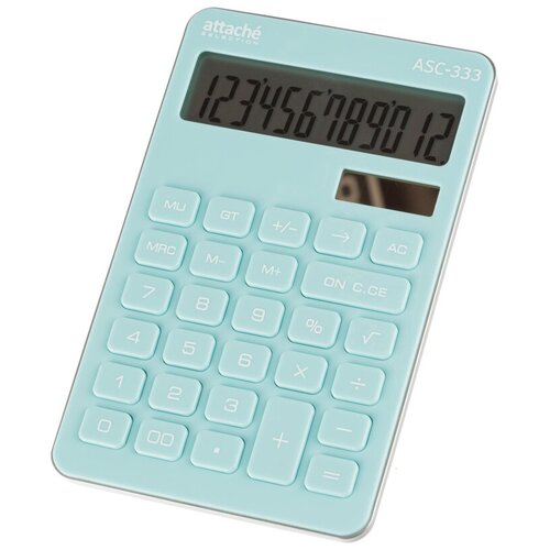 Калькулятор настоль. компакт Attache Selection ASС-333,12р, дв. пит,170x108гол