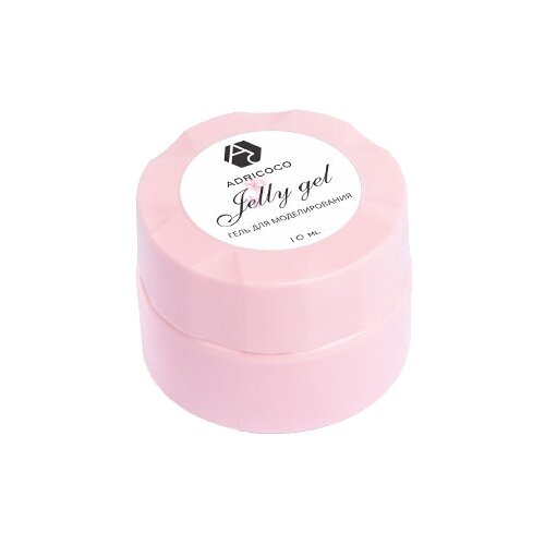 ADRICOCO гель-желе Jelly gel однофазный камуфлирующий для моделирования, 10 мл, №12 пыльный розовый