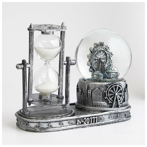 MARU Песочные часы "Лондонское колесо обозрения", с подсветкой, 3 ААА, 16 х 8 х 13.5 см
