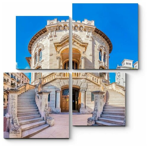 Модульная картина Национальный суд страны Монако90x90
