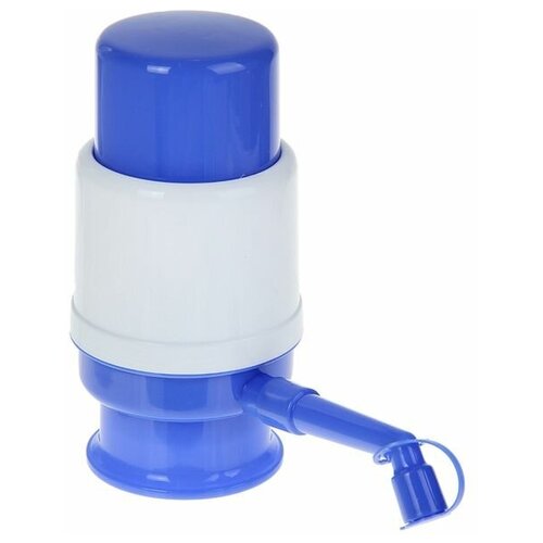 LESOTO Помпа для воды LESOTO Mini, механическая, под бутыль от 11 до 19 л, голубая
