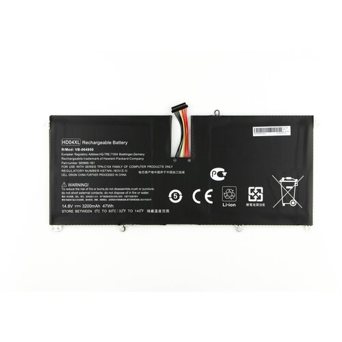 Аккумулятор для HP 13-2000 (14.8V 2950mAh) OEM p/n: HD04XL TPN-C104 685866-171 685989-001