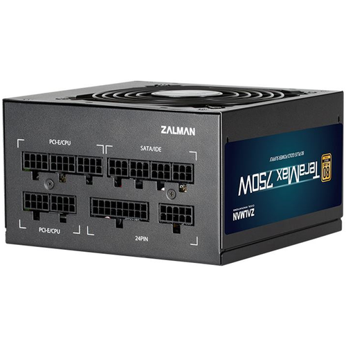Zalman Блок питания Zalman ZM750-TMX, 750W, ATX12V v2.52, APFC, 12cm Fan, 80+ Gold, Full Modular, Retail