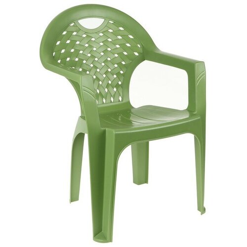 Кресло, р. 58,5 х 54 х 80 см, цвет микс (зелёный)
