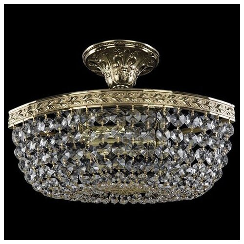 Люстра Bohemia Ivele Crystal 19113, E14, 80 Вт, кол-во ламп: 2 шт., цвет: золотой