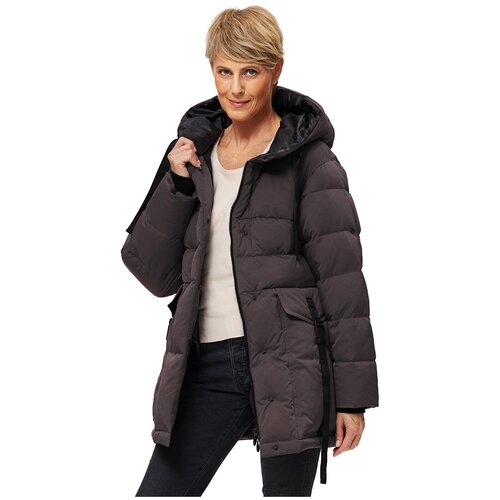 Куртка D'IMMA fashion studio Амперо, размер 64, серый, коричневый