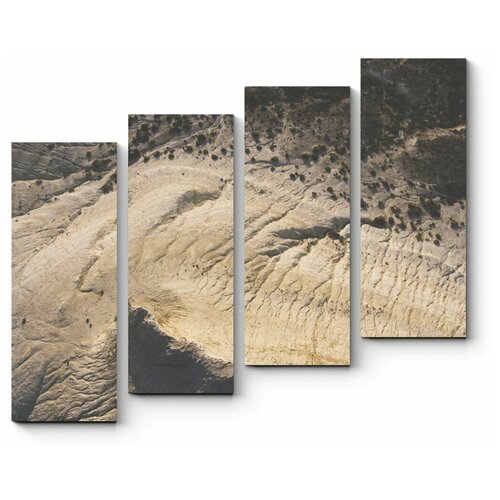 Модульная картина Песчаный пейзаж 110x95