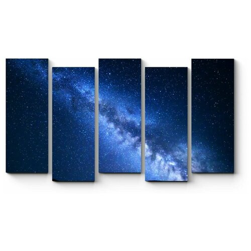 Модульная картина Ночная магия, Млечный путь170x98