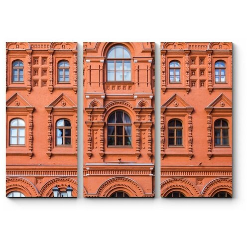 Модульная картина Классический фасад в русском стиле90x65
