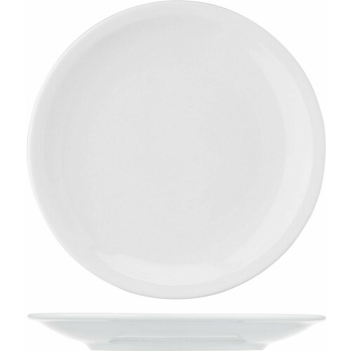 Тарелка мелкая "Белое изделие. Катя", 210 мм