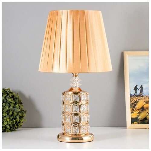 RISALUX Настольная лампа с подсветкой 16684/1 E27 40Вт золото