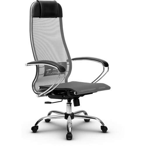 Компьютерное кресло МЕТТА-4(MPRU)/подл.131/осн.003 Серый/Серый