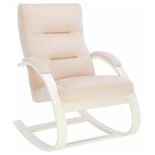 Кресло-качалка Милано (Слоновая кость/ткань V18)