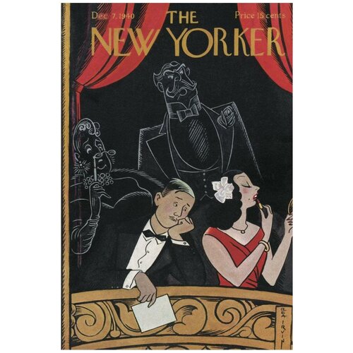 Постер / Плакат / Картина Обложки New Yorker - Ожидание 60х90 см в подарочном тубусе