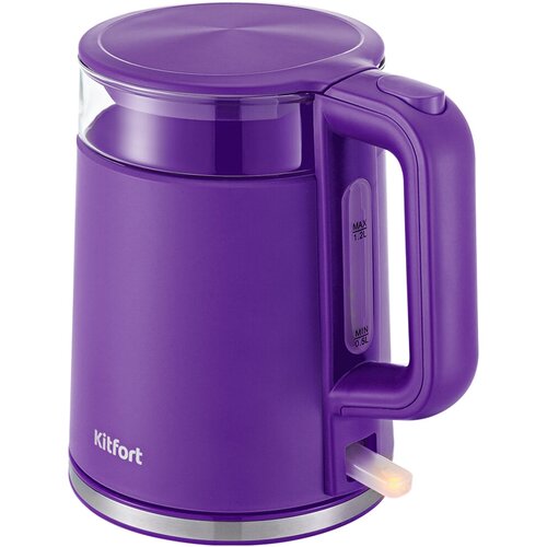 Чайник электрический Kitfort КТ-6124-1 фиолетовый