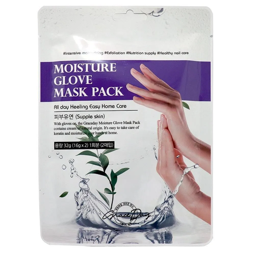 Увлажняющая маска перчатки для рук Grace Day MOISTURE GLOVE MASK PACK 32гр.