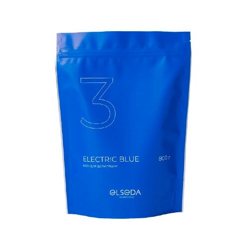Воск для депиляции "Elseda" Electric Blue, 800 гр