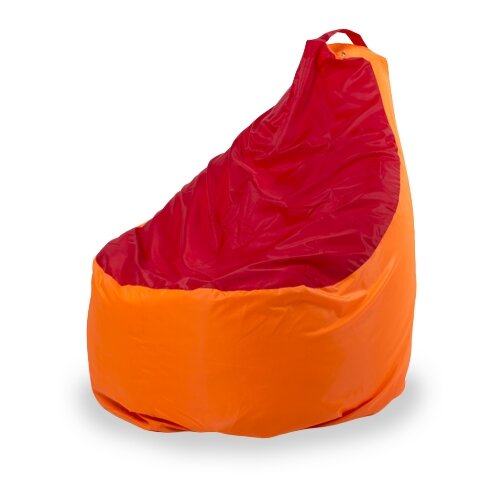 Чехол Пуффбери для кресла-мешка "Комфорт", оранжевый/красный