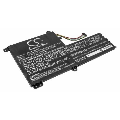 Аккумуляторная батарея CameronSino CS-LVP148NB для ноутбука Lenovo IdeaPad Flex 4-1480, Flex 4-1570 (L15C3PB1) 4550mAh