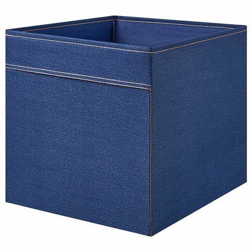 IKEA DRÖNA Коробка, 33x38x33 см темно-синий однотонный