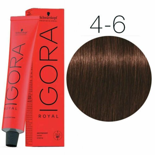 Schwarzkopf IGORA ROYAL 4-6 Средне-коричневый шоколадный Краска для волос 60 мл