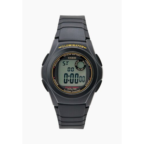 Наручные часы CASIO Collection Men F-200W-9A, серый, черный