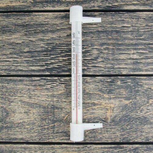 Термометр наружный, мод. ТСН-13/1, от -50°С до +50°С, на "гвоздике", упаковка картон