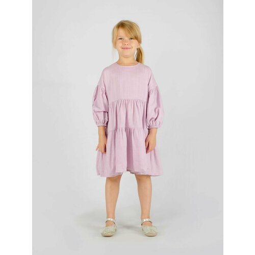 Платье NOLEBIRD, размер 98, фиолетовый, фуксия
