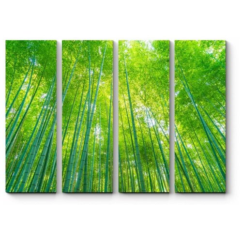 Модульная картина Бамбуковый лес 180x135