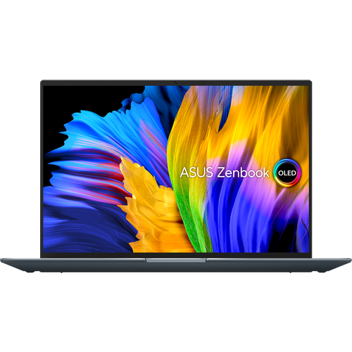 Ноутбук/ ASUS UX5401ZA-KN195 Touch 14"(2880x1800 OLED 16:10)/Touch/Intel Core i7 12700H(2.3Ghz)/16384Mb/512PCISSDGb/noDVD/Int: Intel Iris Xe Graphics/C