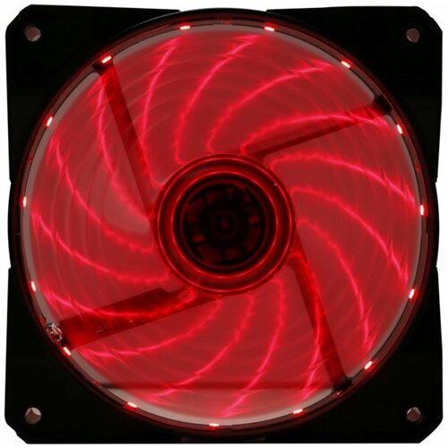 Вентилятор Digma DFAN-LED-RED, размер 120x120x25мм