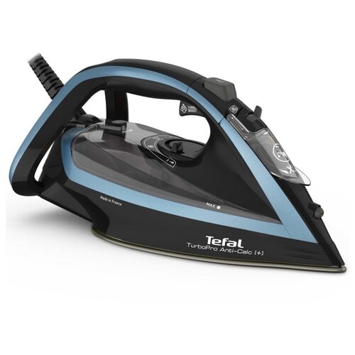 Утюг Tefal FV5695E1, черный/голубой