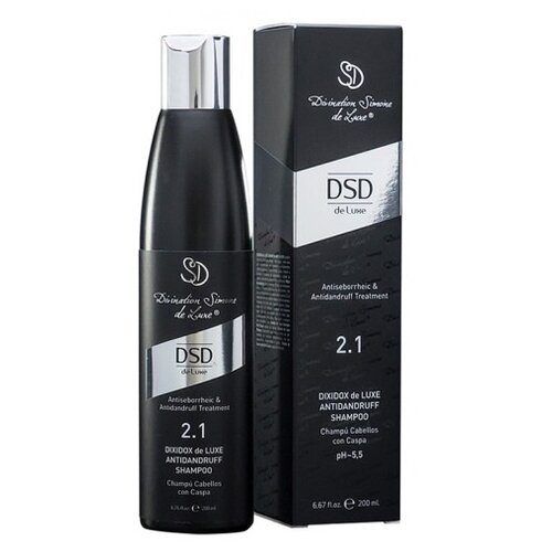 Divination Simone DeLuxe шампунь 2.1 Antiseborrheic And Anti-Dandruff Treatment от перхоти, 200 мл