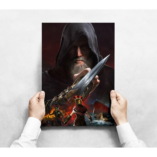 Плакат "Assassin's Creed" / Интерьерный постер формата А1 (60х80 см) без рамы