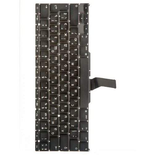Клавиатура (keyboard) для Apple MacBook Air 11 A1370 A1465, Mid 2011 - Early 2017 (ZeepDeep Haptic) Г-образный Enter RUS