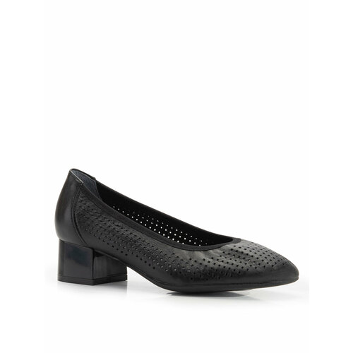Туфли лодочки Belwest женские кожаные классические, размер 37, черный