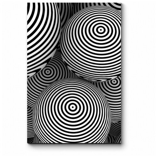 Модульная картина Черно-белая иллюзия 60x90