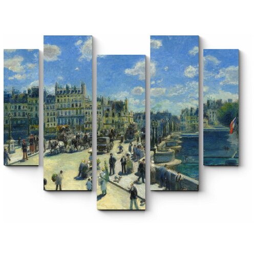 Модульная картина Новый мост, Париж, Пьер Огюст Ренуар 111x90