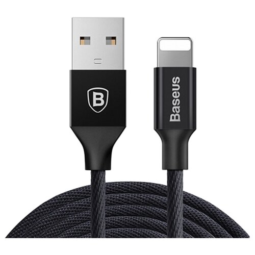 Кабель Baseus Yiven USB - Lightning (CALYW), 1.2 м, черный