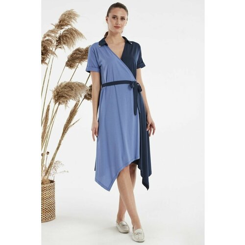  платье Relax Mode, размер 6, голубой, синий