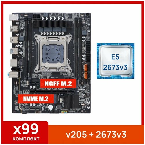 Комплект: Atermiter x99 v205 + Xeon E5 2673v3