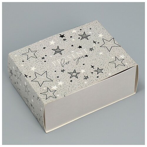 Коробка складная «Звёзды», 20 × 15 × 8 см