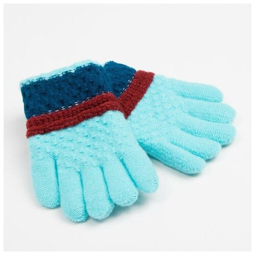 Перчатки Minaku, размер 15, голубой