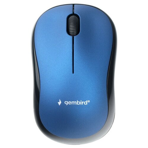 Gembird MUSW-265 (Мышь беспроводная, синий, 2.4ГГц, 2кн+колесо-мышка, 1000 DPI, оптический)