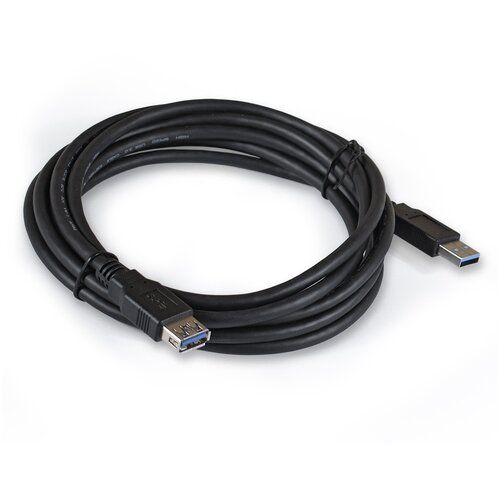 Кабель удлинительный USB 3.0 A (M) - A (F), 1.8м, ExeGate EX-CC-USB3-AMAF-1.8 (EX284932RUS)