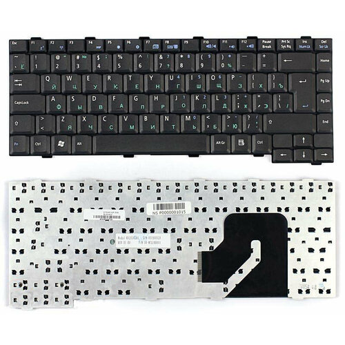 Клавиатура для ноутбука Asus K020362G1, русская, черная