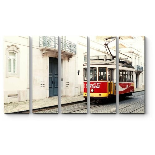 Модульная картина Трамвай Coca-Cola110x66