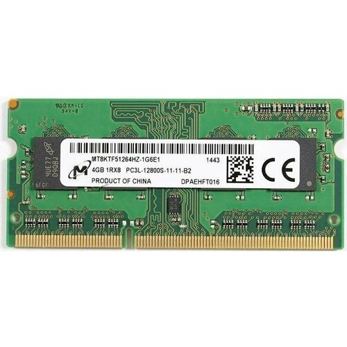 Оперативная память Micron DDR3L SO-DIMM 4Gb 1.35V 1600Mhz для ноутбука